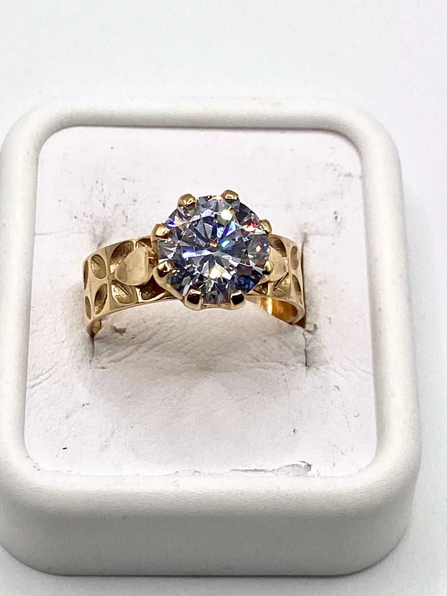 9ct Hibiscus design Ring – Nuttall Henderson Jewellers